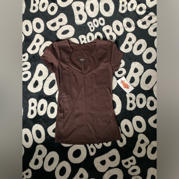 Steady | Tops | Vintage Aspired Steady Sophia Chocolate Pin Up Top ...